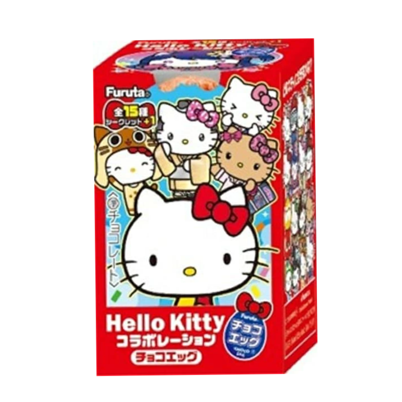Furuta Choco Egg Hello Kitty Collaboration | 10-Piece Box Candy Toy ...