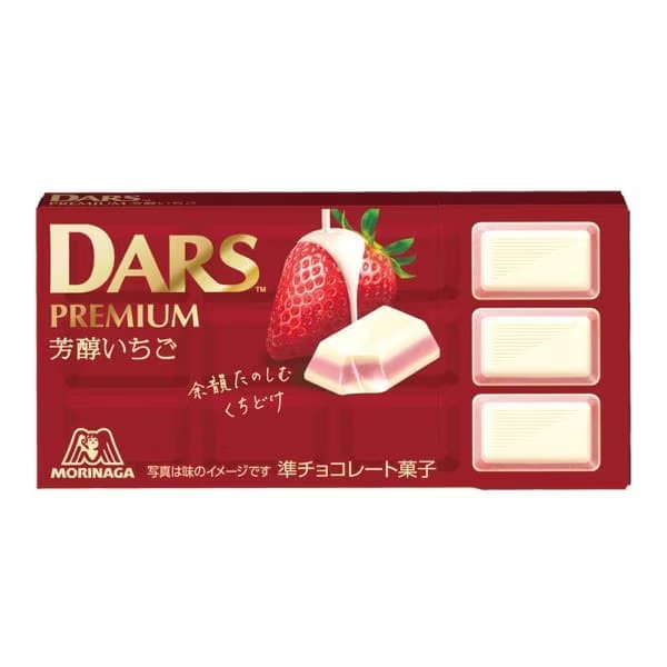 Morinaga DARS Premium Rich Strawberry Chocolate 12 Pieces – WowNippon